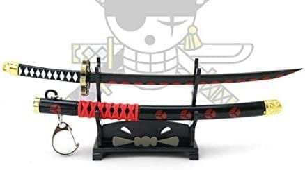 Anime Roronoa Zoro Shusui Sword Toy (Harmless) - With display rack ...
